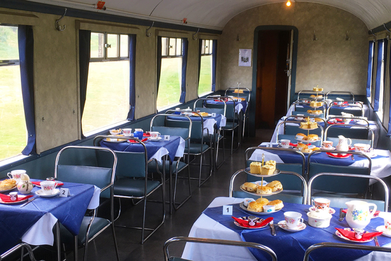 Cream Tea on a Steam Train! – North Norfolk Railway