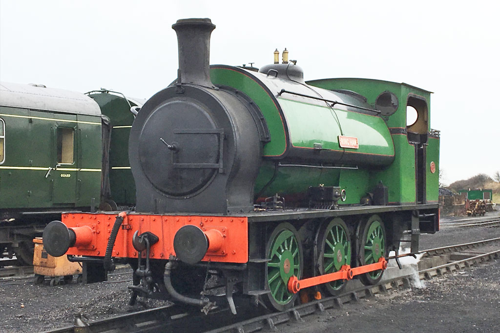 Hunslet 16” 0-6-0ST No 1982 ‘Ring Haw’ – North Norfolk Railway